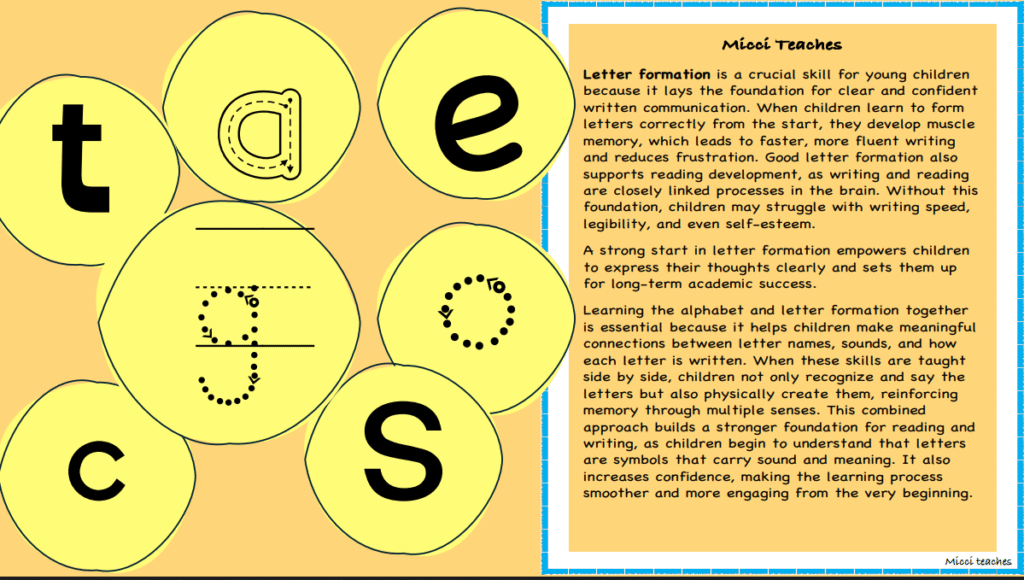 My Letter Formation Pack-a-z - Micci Teaches