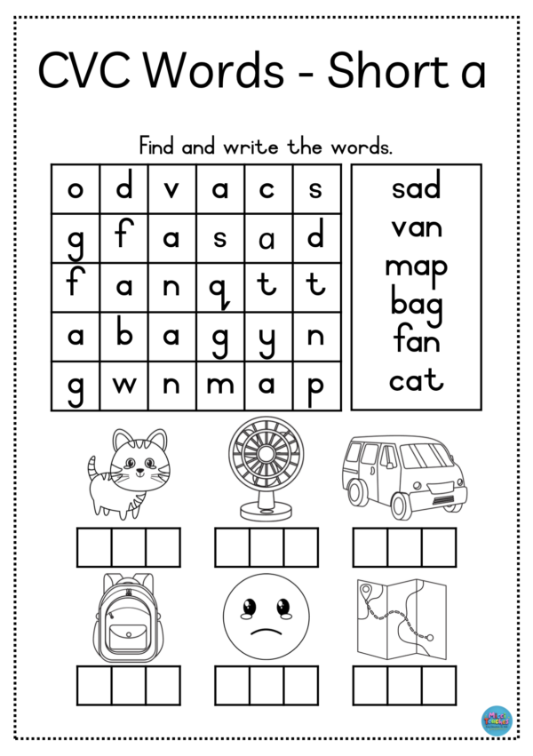 My CVC Workbook - Micci Teaches