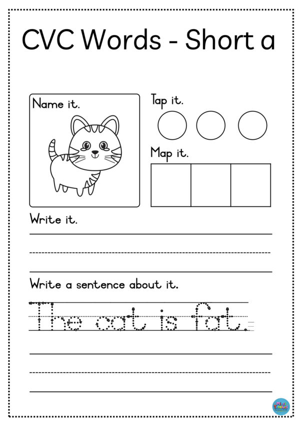 My CVC Workbook - Micci Teaches