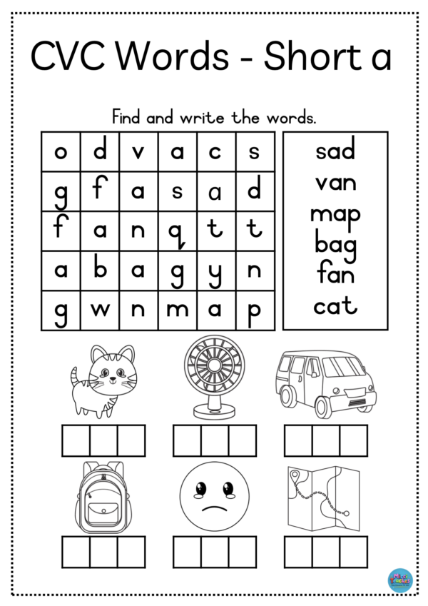 My CVC Workbook - Micci Teaches