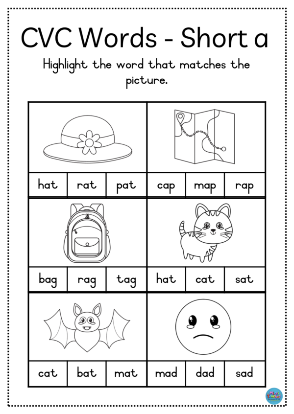 My CVC Workbook - Micci Teaches